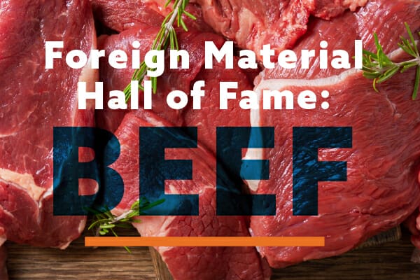 Foreign Material Contamination in Beef — FlexXray®
